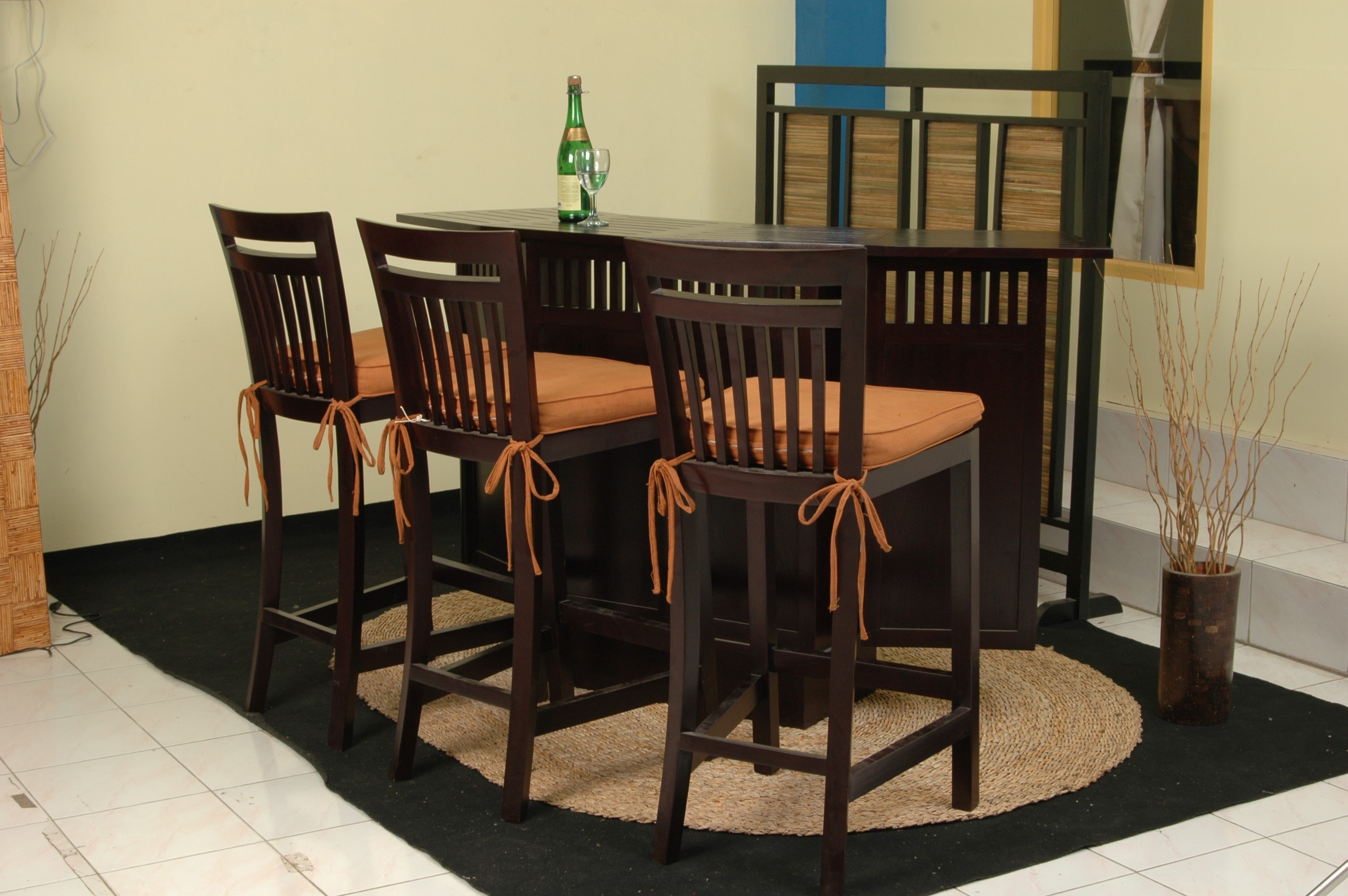 Mexican Bar Table Set - Indonesian Teak Furniture